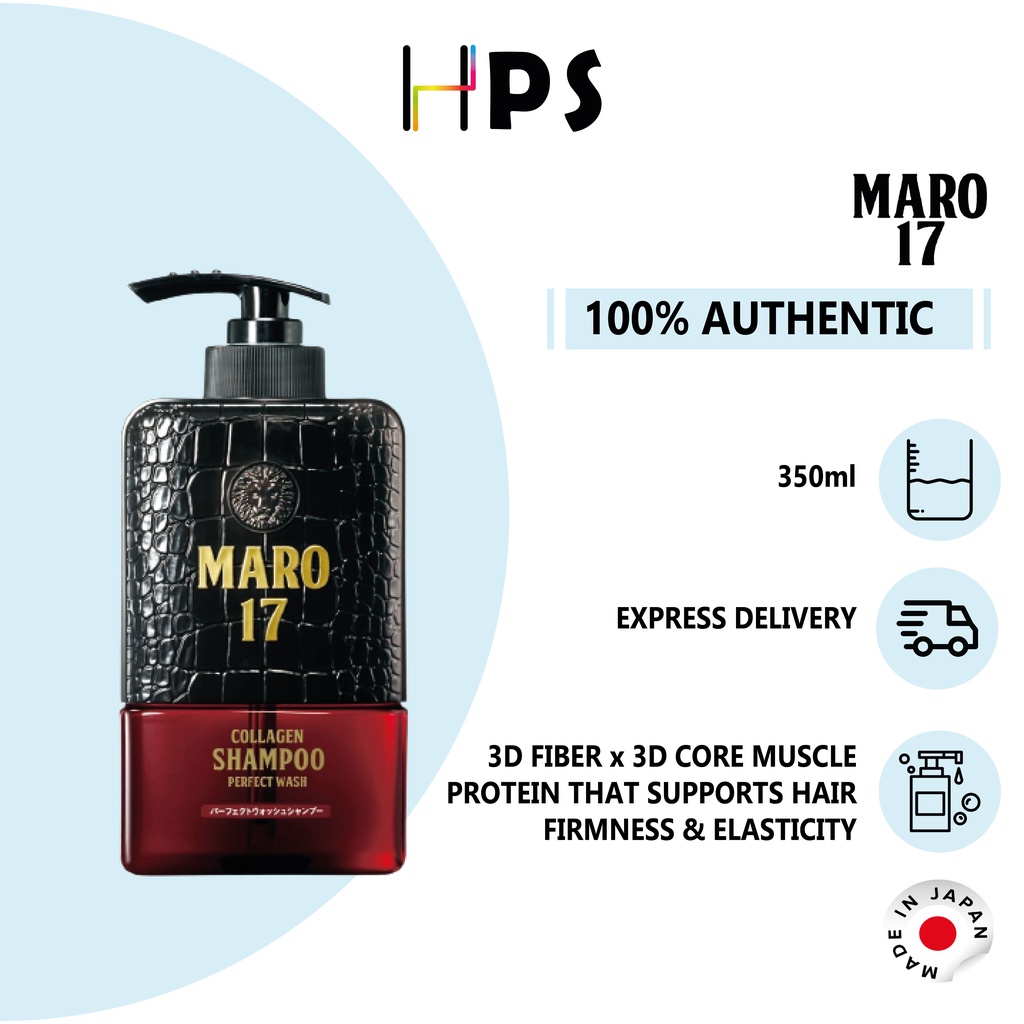 [ Imported from Japan ] MARO17 Collagen Shampoo Perfect Wash 350ML Maro | Shopee Malaysia