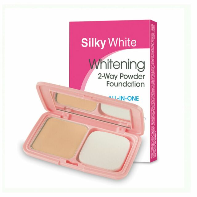 Silky White 2-Way Powder Foundation 11g | Shopee Malaysia
