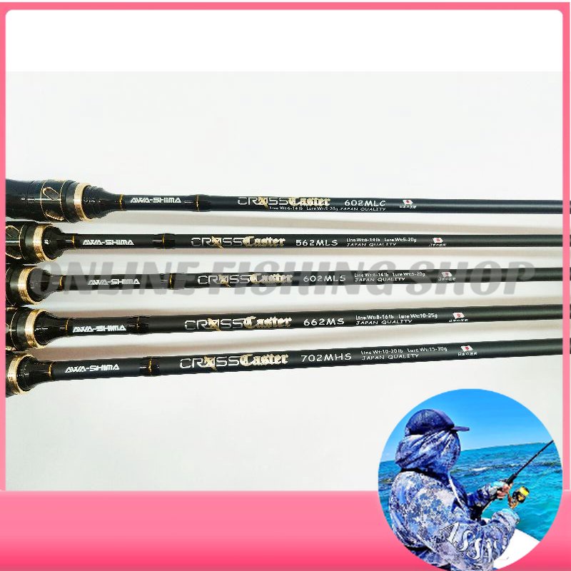 🆕AWA SHIMA CROSS CASTER "TORAY" CARBON ROD | Shopee Malaysia