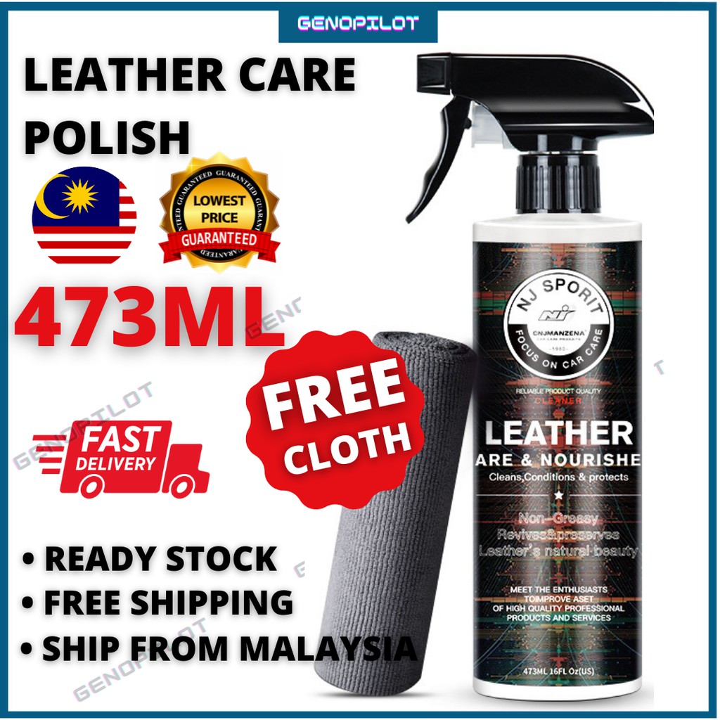 🔥LEATHER CARE POLISH SPRAY🔥 473ML Car Polish Leather Care for Seat ...