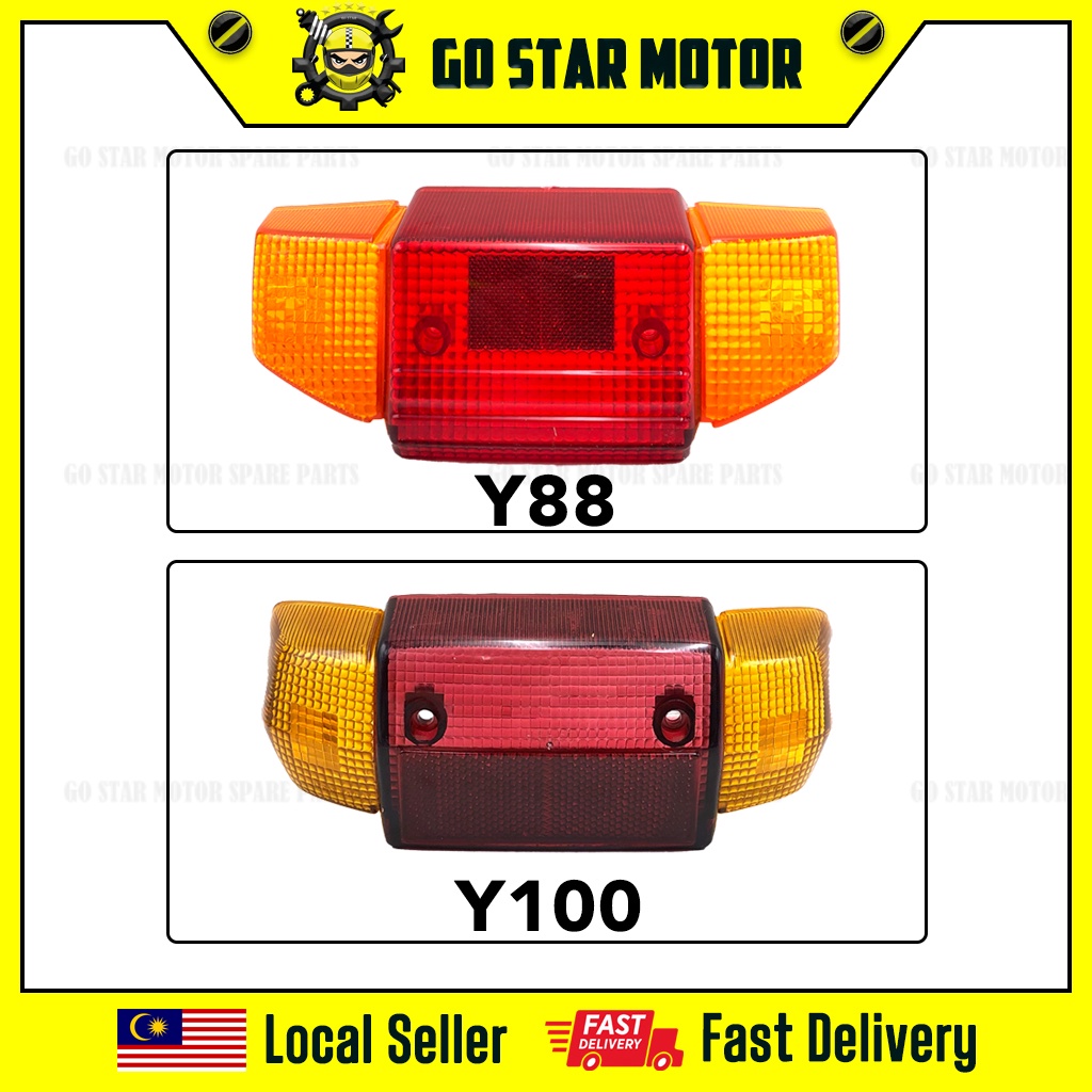 YAMAHA Y88 / Y100 YAMAHA100 SPORT100 SPORT TAIL LAMP COVER SET KACA ...