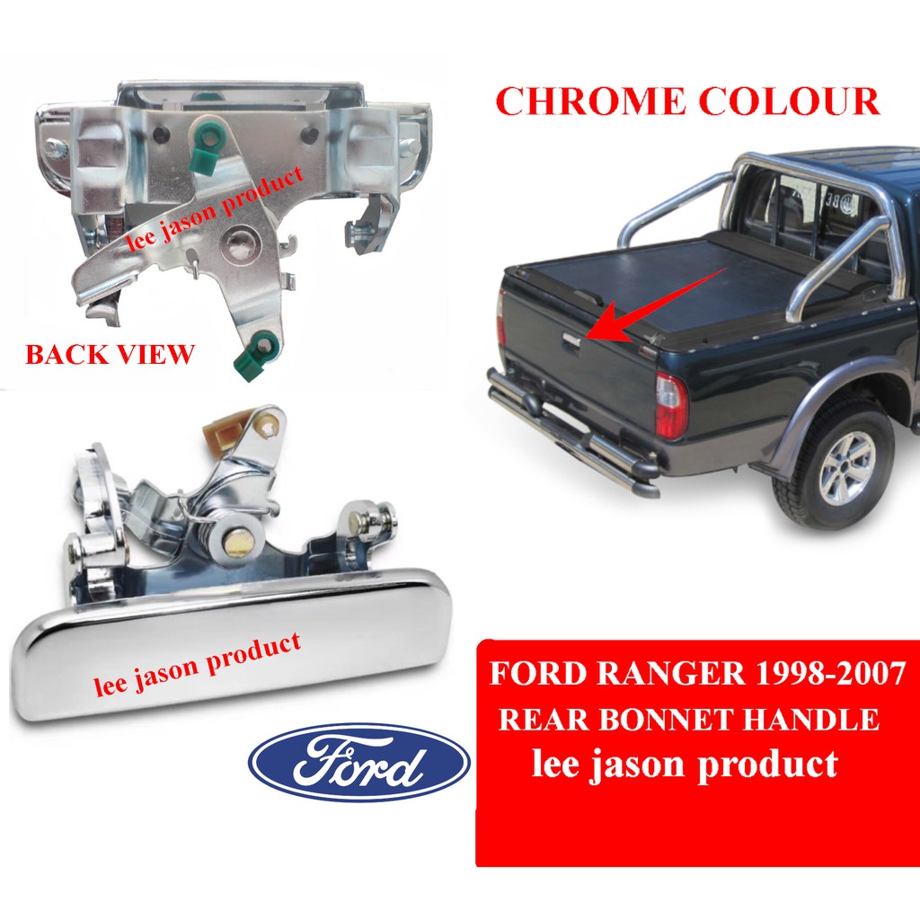 J07S03 FORD RANGER REAR BONNET HANDLE 1998-2007 YEAR REAR BONNET HANDLE ...