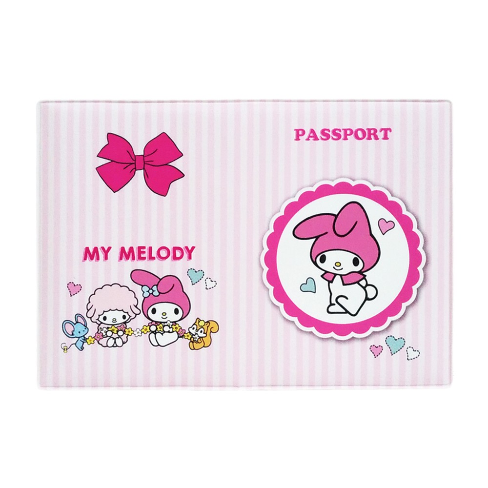 My Melody Passport Cover Passport Book Cover Case Holder Character 223 ...