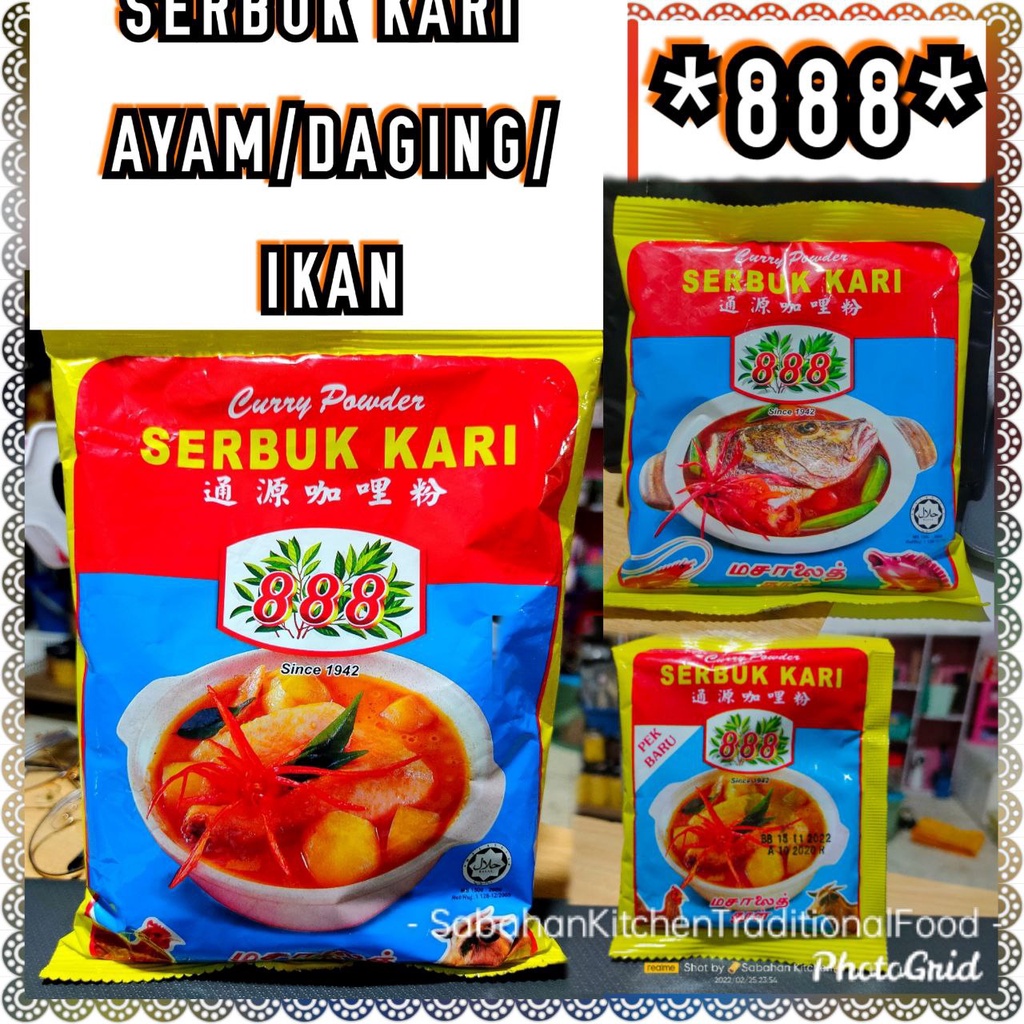 Serbuk Kari 888 From Sabah Product | Shopee Malaysia