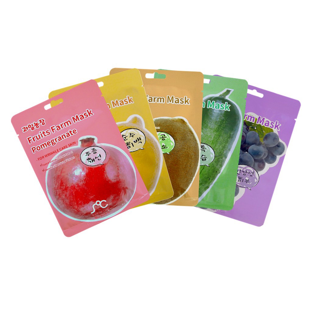 Fruits Farm Series Fruit Mask 1 piece (piece) | Shopee Malaysia
