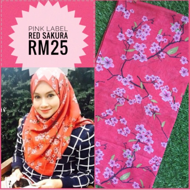 Pink Label - Red Sakura | Shopee Malaysia