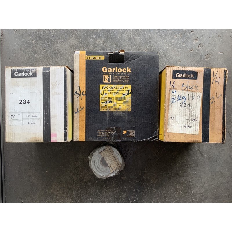 GARLOCK Industrial PTFE Braided Teflon Gland Packing / Gland Packing ...