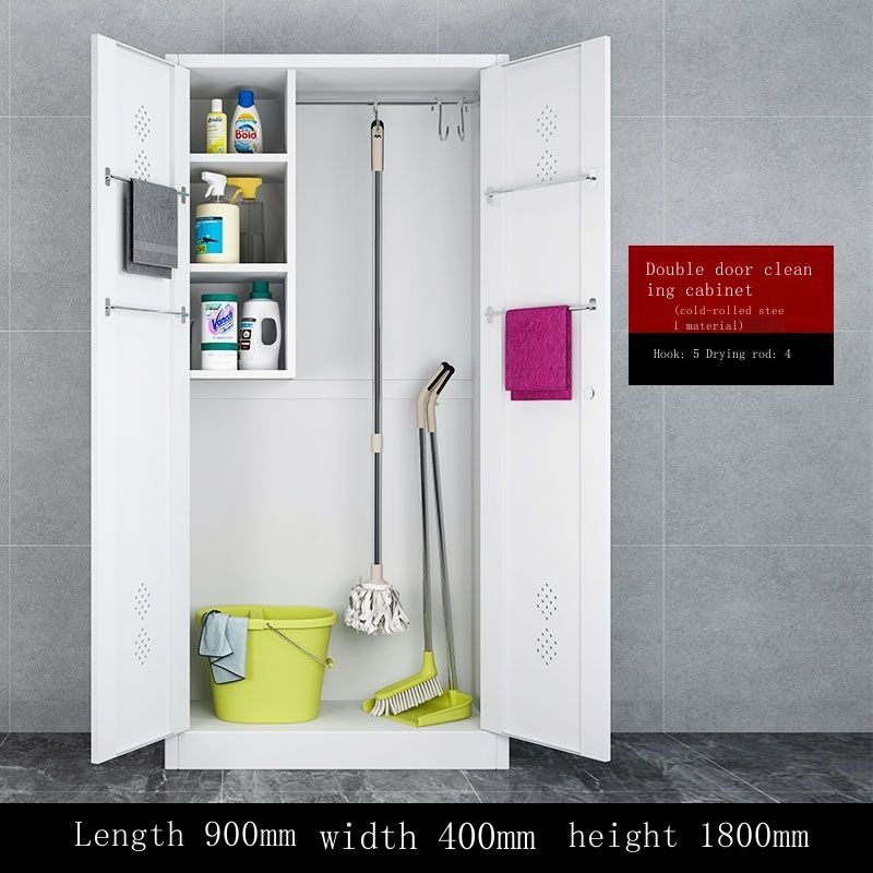 Stainless steel cleaning cabinet, sanitary broom cabinet, cleaning tool ...