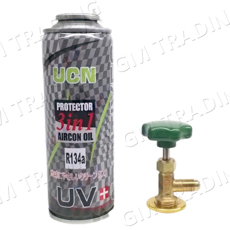 UCN R134a (100cc) Air Cond Compressor Oil Treatment With UV Dye | Shopee Malaysia