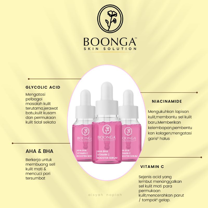 SERUM BOONGA ( TRIAL) | Shopee Malaysia