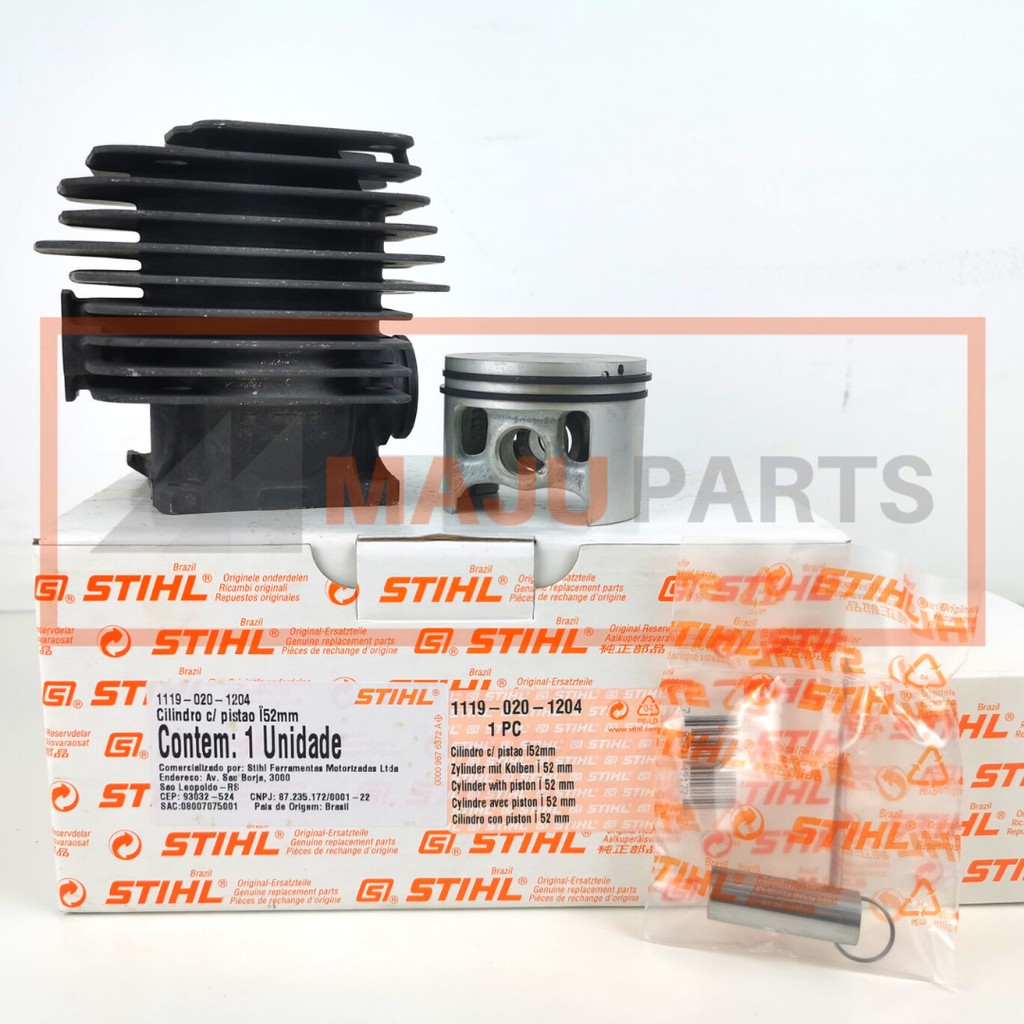 Original STIHL 038 MS380 MS381 Chainsaw Cylinder Block Piston Kit Set ...