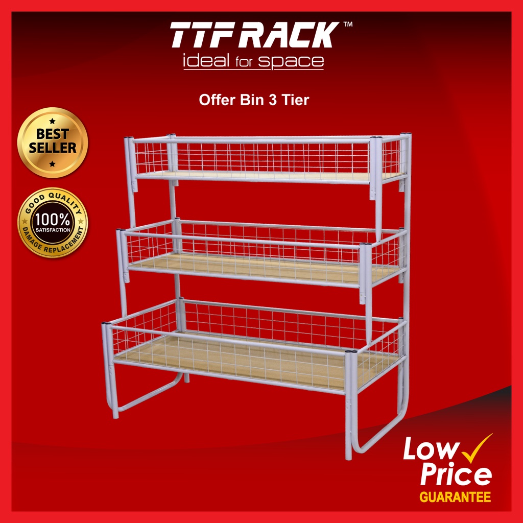 TTF Rack™ (OFFER BIN) Rak Kedai Runcit Supermarket Equipment | Shopee ...