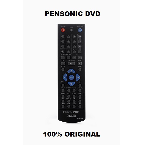 Pensonic DVD Remote Control- For PDVD-9301 PDVD9304(ORIGINAL) | Shopee ...