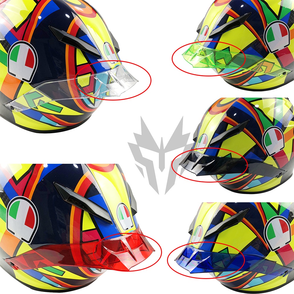 For AGV Pista GPR GPRR corsa R Full Face Rear trim helmet Spoiler ...
