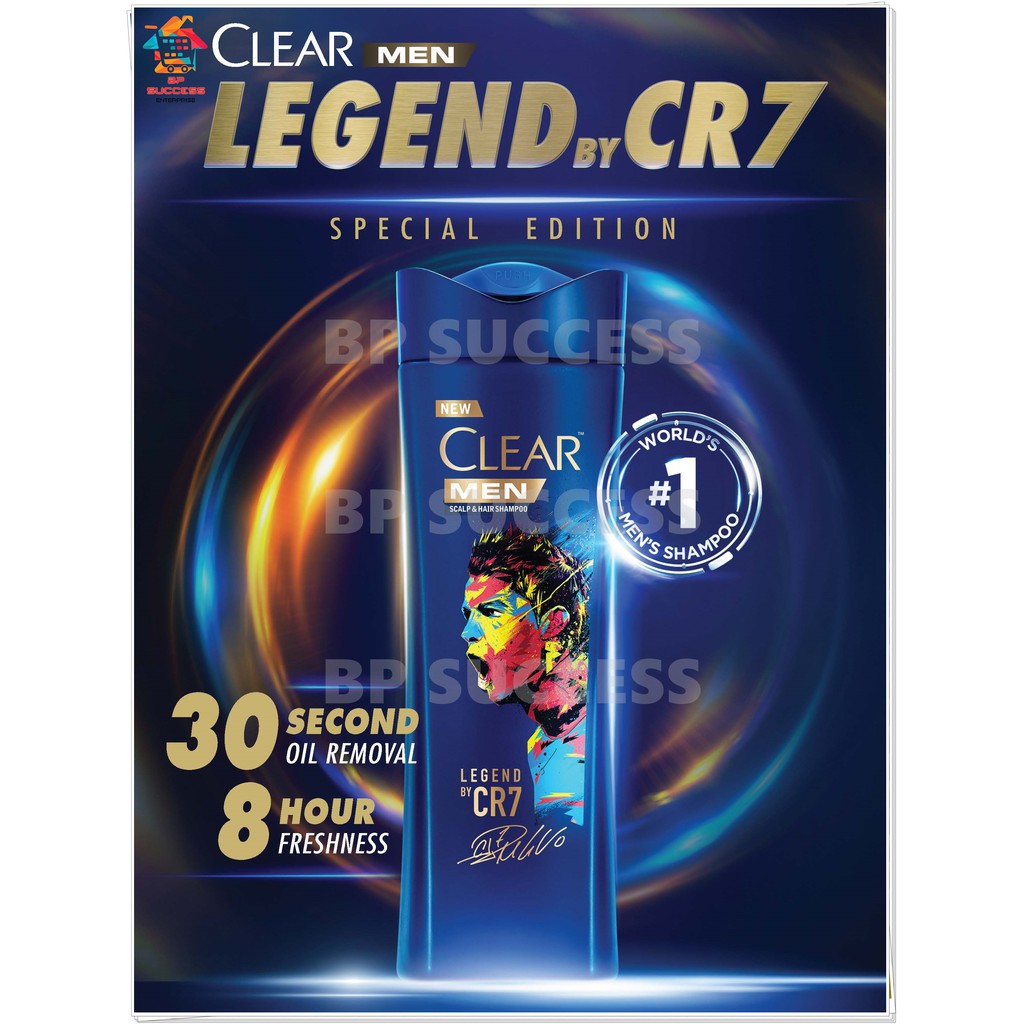 Clear Men Cool Sport Menthol Ronaldo CR7 Anti-Dandruff Shampoo 315ml ...