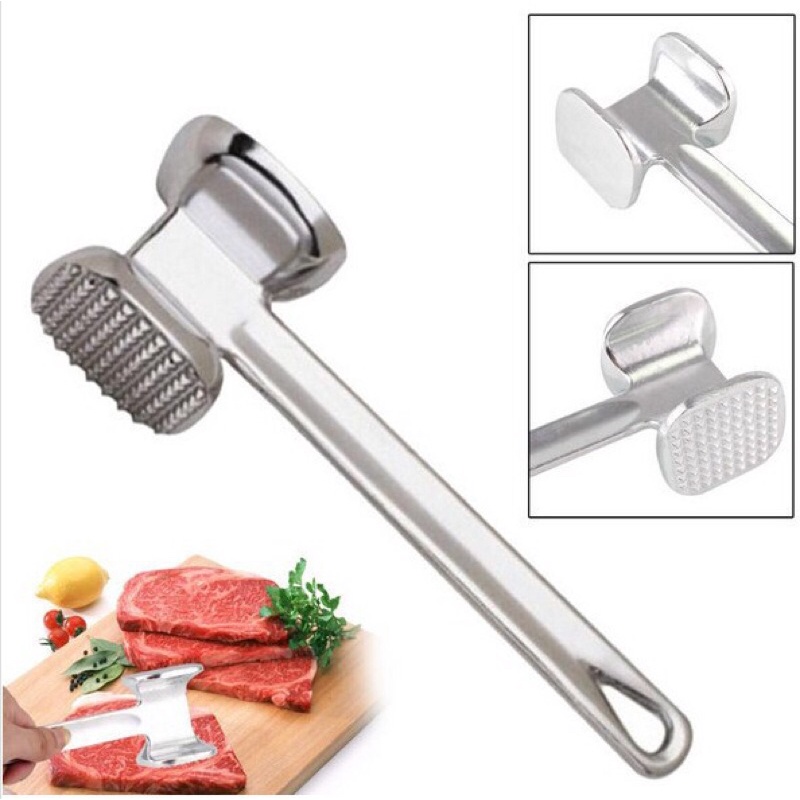 🔥【READY STOCK】🔥 Aluminium Double Sided Meat Hammer Beef Steak Meat ...