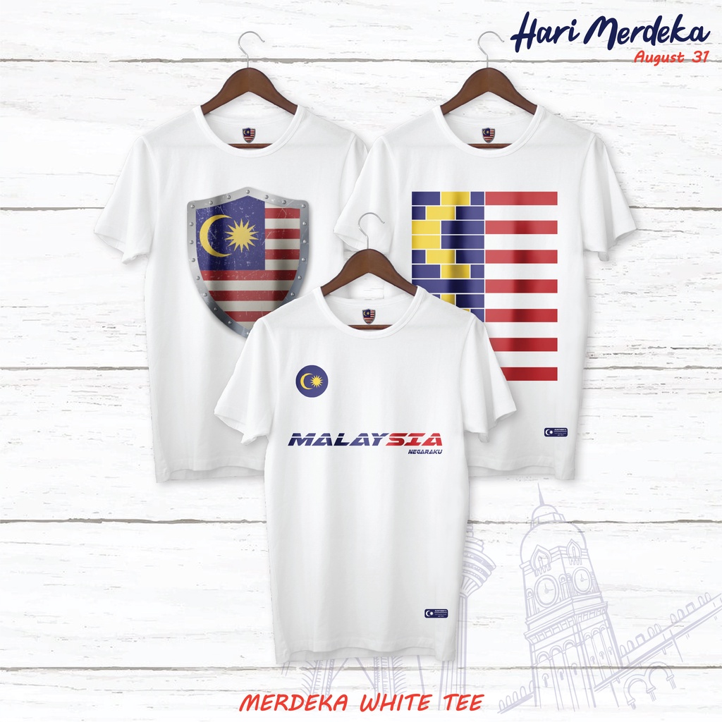 READYSTOCK Merdeka Hari Malaysia Tees 2021 x 64 Years | Merdeka T-Shirt ...