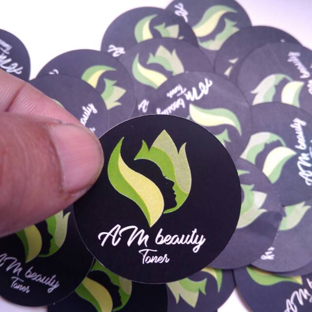 Product Label Stickers / Cosmetic Packaging Label Stickers (Round Shape ...