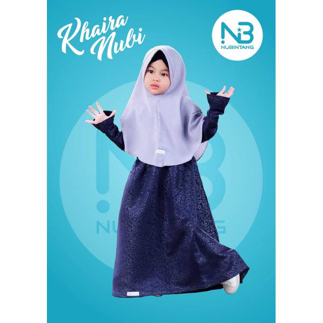 Khaira Nubi Kids & Junior Robe Set By Nutar | Shopee Malaysia