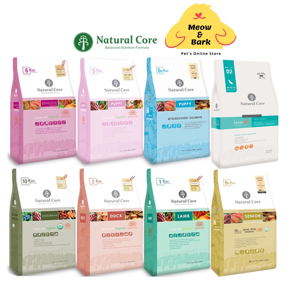 [Original Barcode] Natural Core Organic Dog Food 6KG 7KG 10KG ECO5B ...
