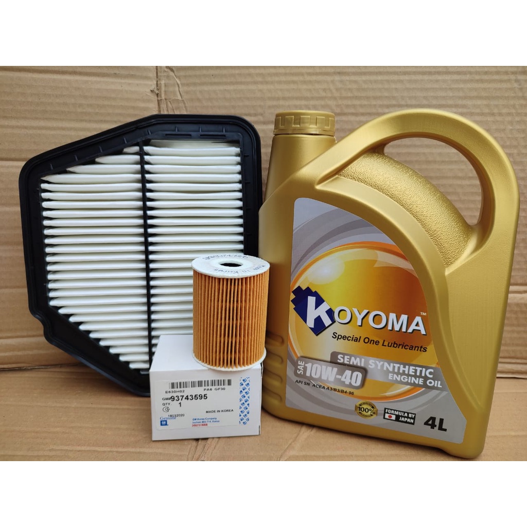 CHEVROLET CAPTIVA (DIESEL ENGINE ) + AIR FILTER + KOYOMA ENGINE OIL ...