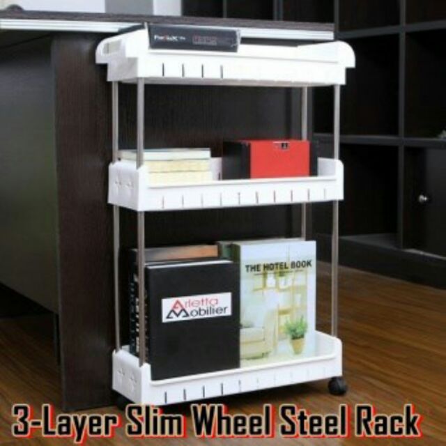 3 LAYER SLIM WHEEL STEEL RACK | Shopee Malaysia