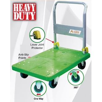 TAHAN FOLDABLE PVC PLATFORM HAND TRUCK | HEAVY DUTY PVC TROLLEY 150KG ...