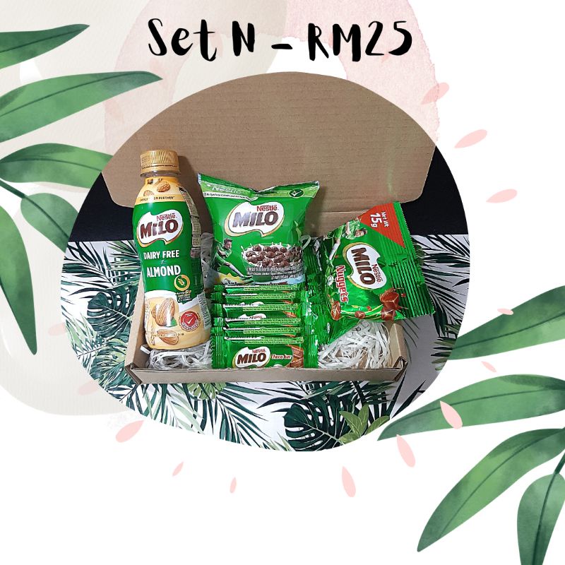 🔥 FREE STICKER GAMBAR 🔥 MILO Gift box Surprise box Chocolate Box ...
