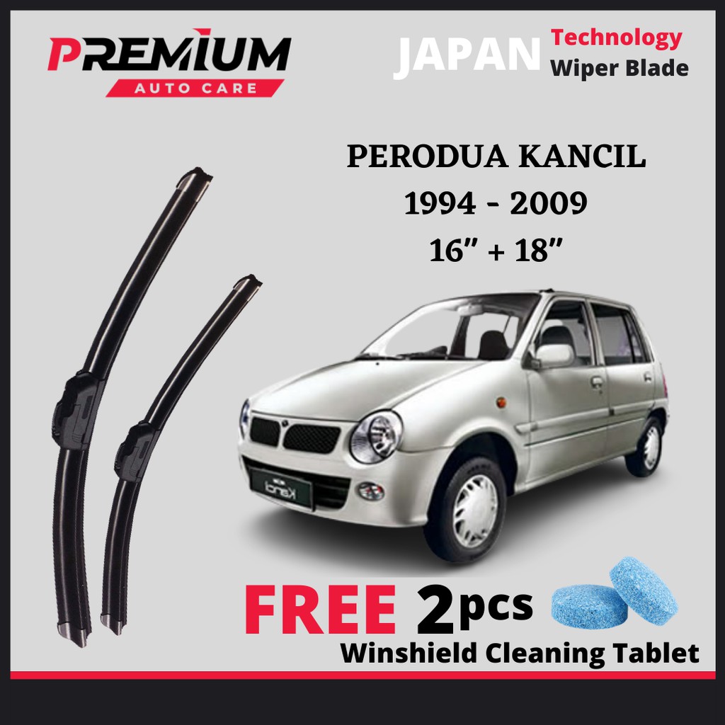 🔥 PERODUA KANCIL (1994-2009) PREMIUM RUBBER WIPER BLADE JAPAN ...