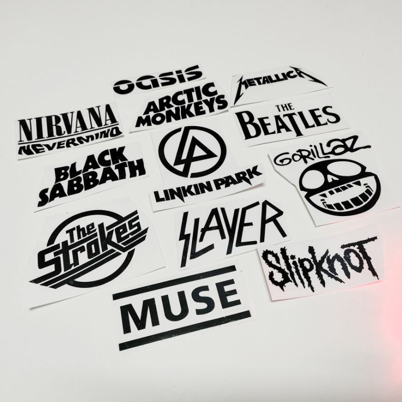Bands decal sticker • BUY 2 FREE 1 • Quality and durable outdoor ...