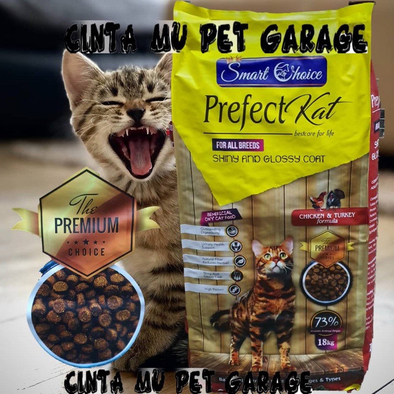 Smart choice perfect kat premiumcat food repack 1kg makanan kucing ...