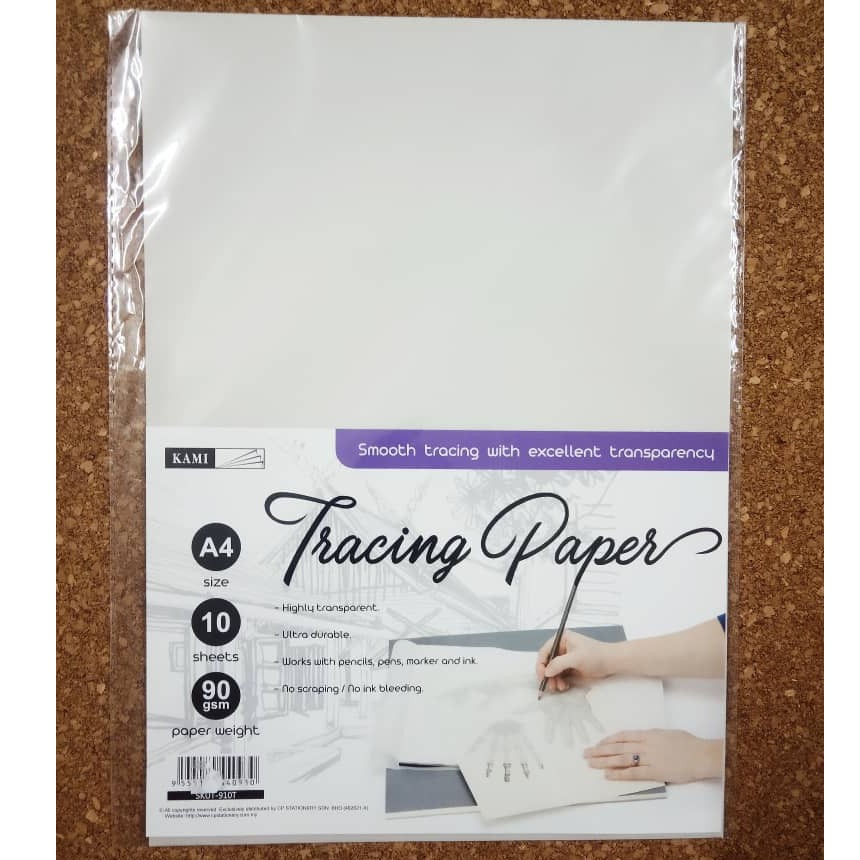 Quality Tracing Paper A4 Size 90gsm (Kertas Tekap) #Ready Stock ...