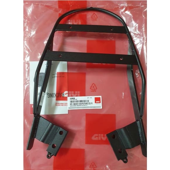 GIVI RACK WAVE 125I 2010-2024 / FUTURE 125I 2010 - 2022 MV Monorack Givi Box E250 B27 B32 B27n ...