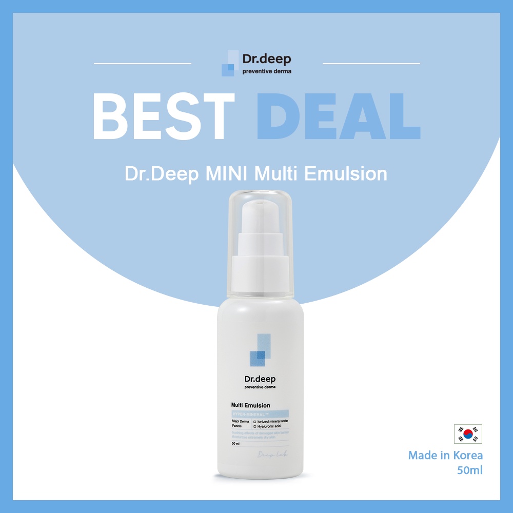 Dr.Deep MINI Multi Emulsion 50ml Moisturizing Cream Natural Eczema ...