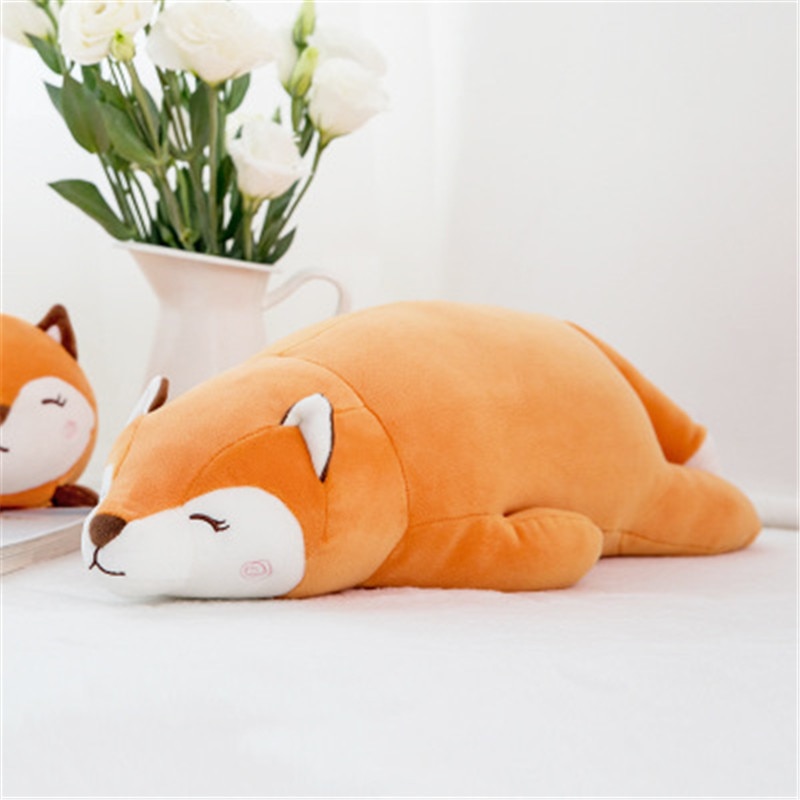 45/63 Cm Cute Fluffy Fox Plush Toy Stuffed Animal Soft Doll Cartoon for ...