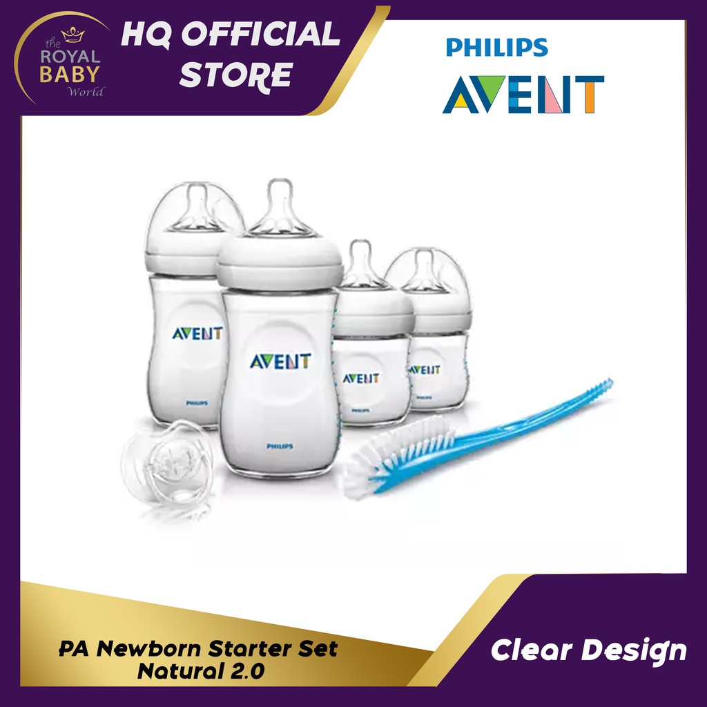 PHILIPS AVENT- NATURAL + NEWBORN STARTER SET (6 IN 1) | Shopee Malaysia