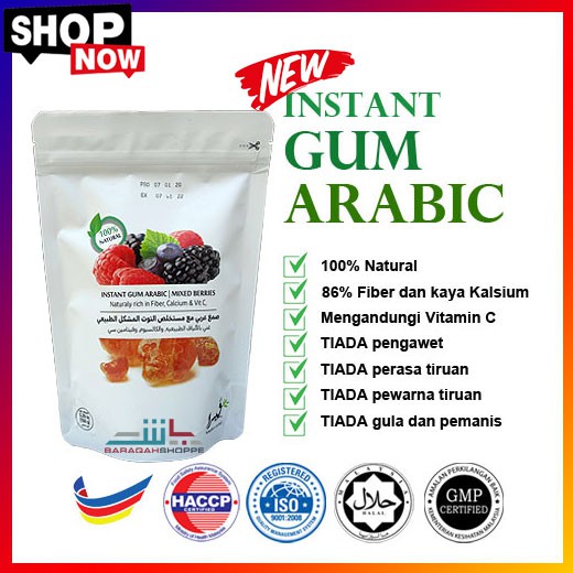 🔥READY STOCK🔥 ARABIC GUM FLAVOR MIXED BERRIES 150g PEK BAHARU VISCERA ...