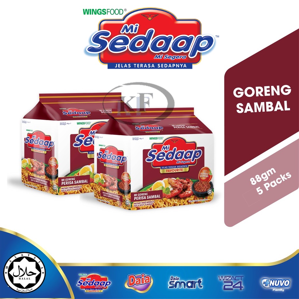 MI-SEDAAP MI GORENG ASLI , PERISA SAMBAL , AYAM KRISPI MI SEDAAP SAMBAL HIJAU 5X86G , AYAM BAKAR ...
