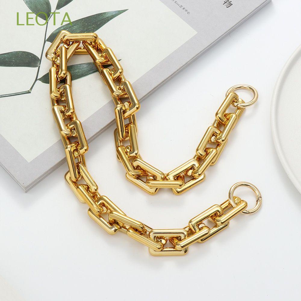 LEOTA Luxury Metal Bag Strap Fashion Shoulder Bag Handle Purse Chain ...