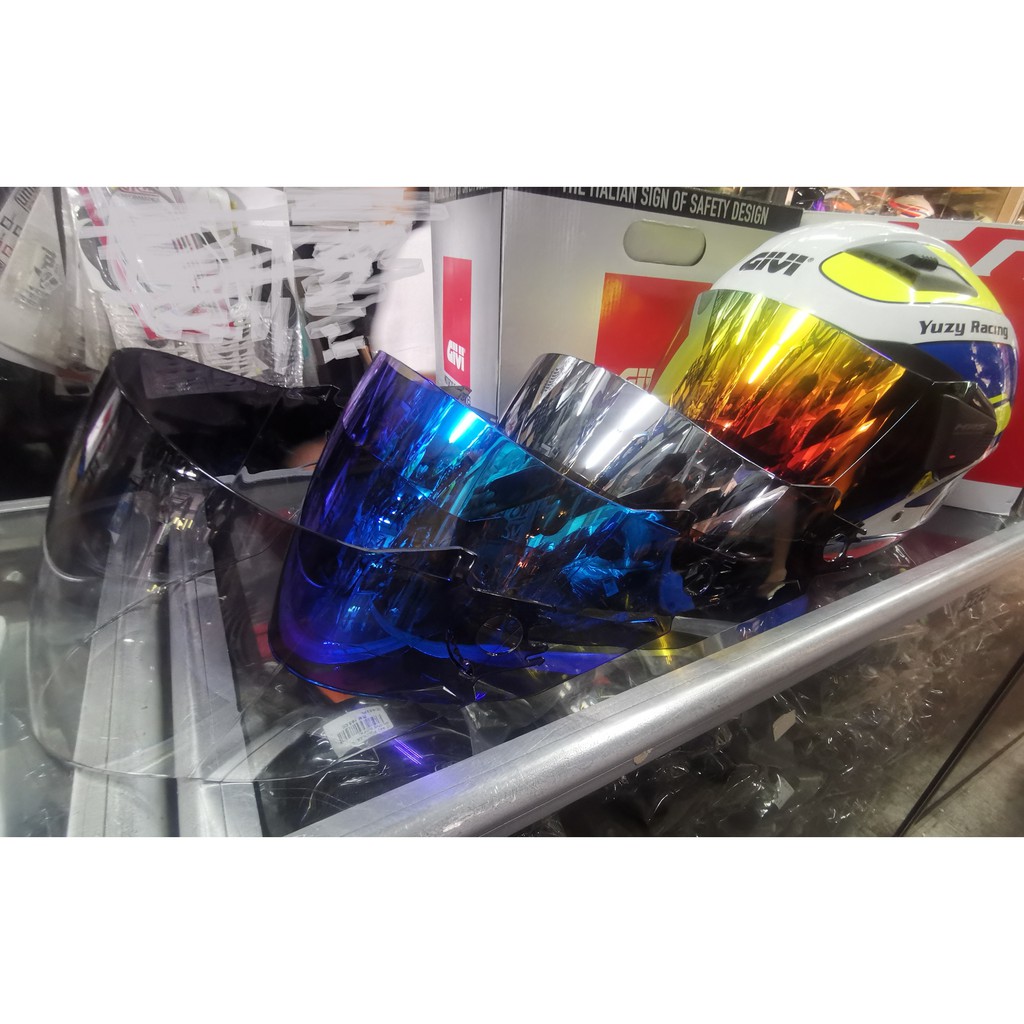 GIVI M303 M30.3 M11.0 M11.1 HELMET VISOR Crystal Red/ Blue/ Silver ...