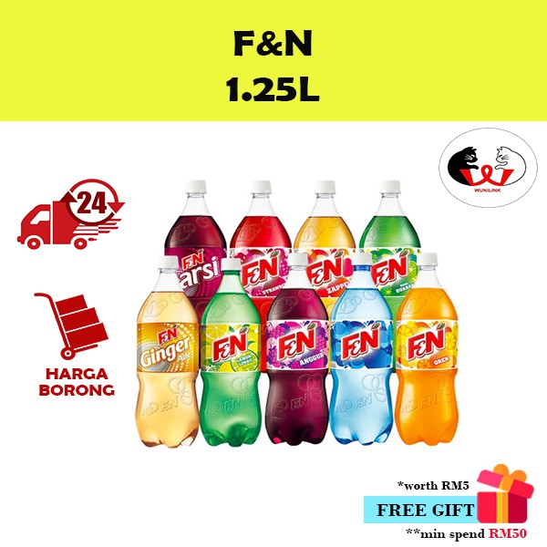 F&N Carbonated Drink (1.25L) - 7Variants | Shopee Malaysia