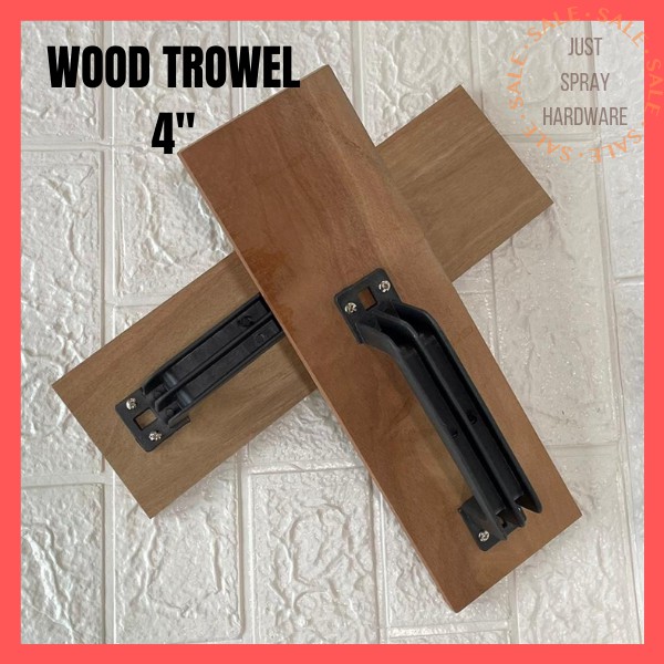 Wood Plaster Cement Trowel / Sudu Simen Kayu Segi Empat [100% Ready ...