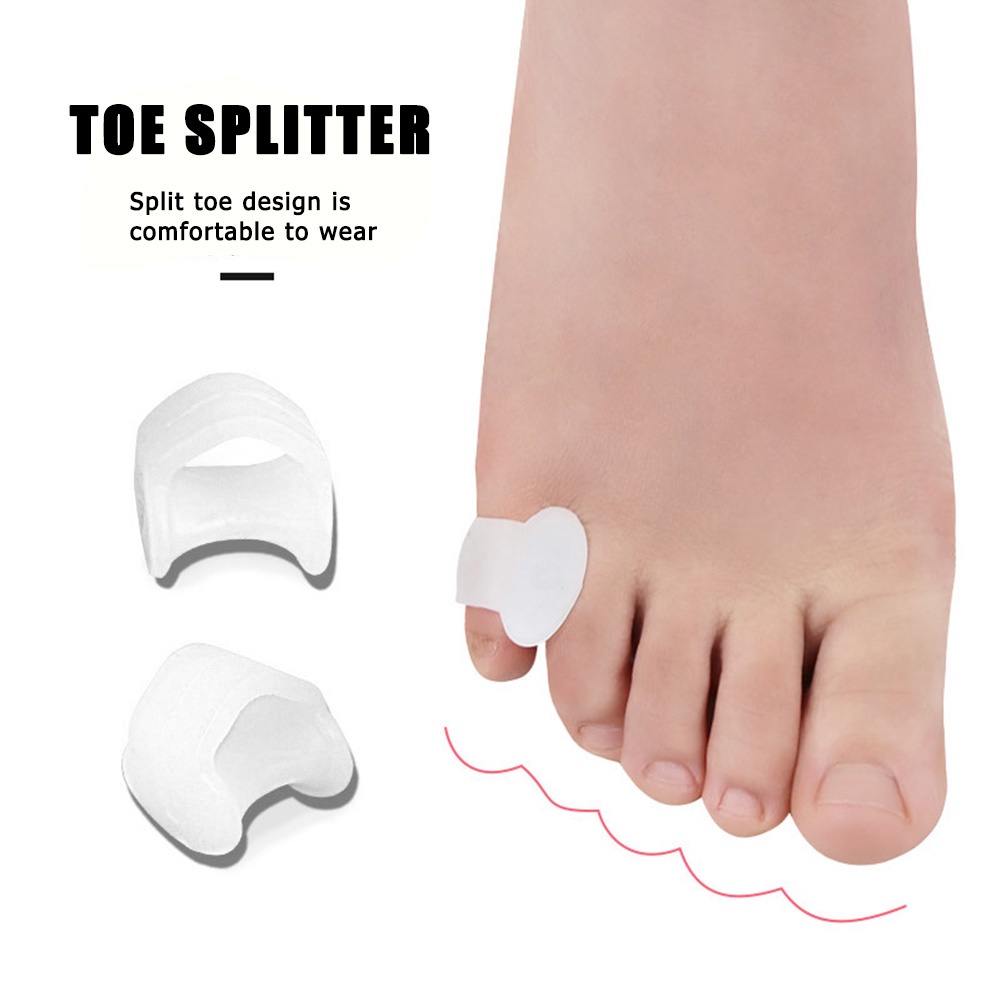 Silicone Gel Small Toe Separator for Prevent Toe Side Overlap Hallux ...