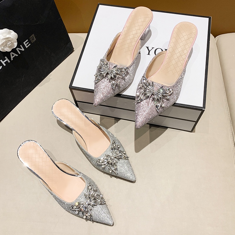 kasut raya perempuan 2024 Raya New Style Women's Shoes, Heel Low ...