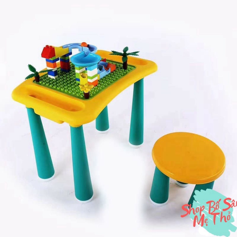Multi-purpose lego table for kids with chairs - for children to freely ...