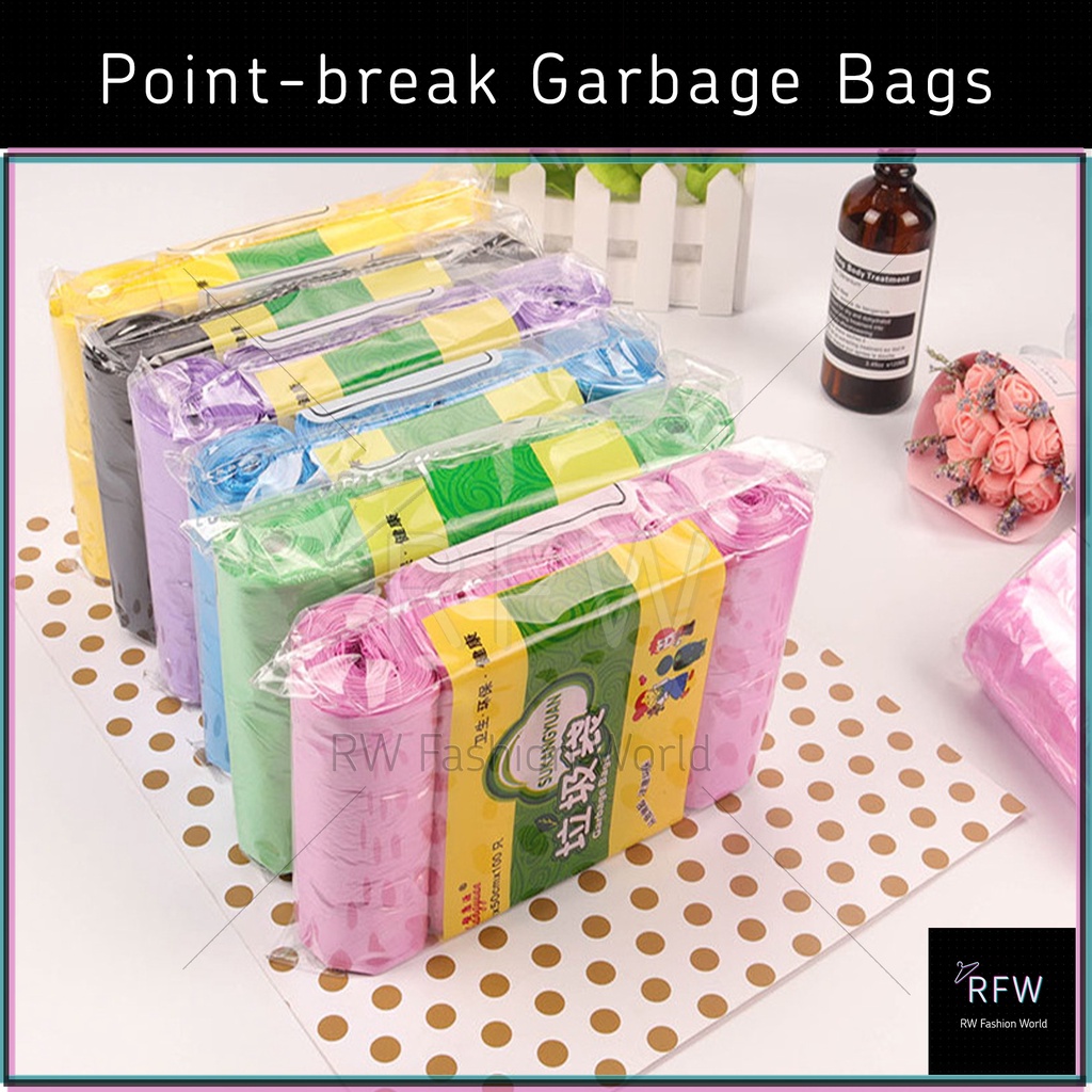 Point-break Garbage Bags / Beg Sampah Rata Pekat | Shopee Malaysia