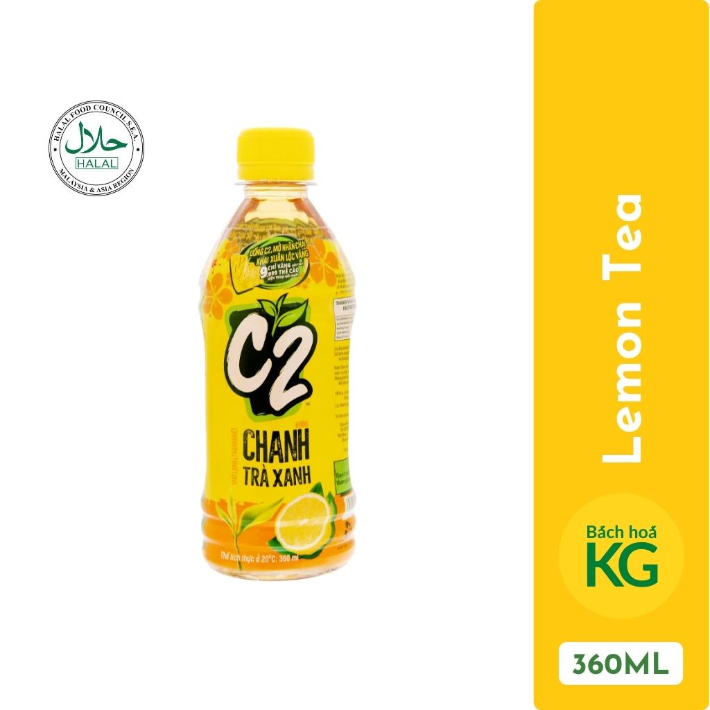 C2 green tea lemon flavor 360ml - C2绿茶柠檬味360ml - Trà xanh C2 hương ...