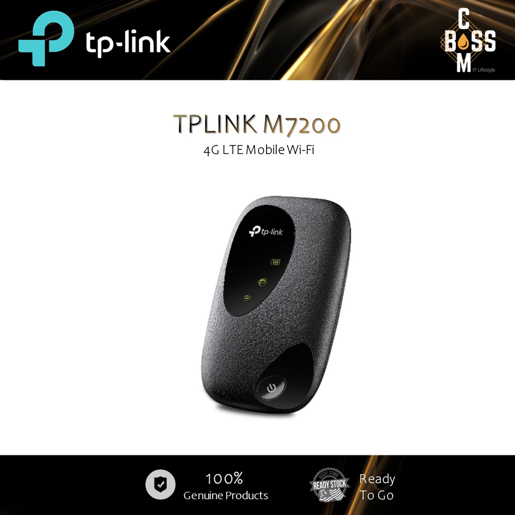*HOT BUYS* 100% Original TPLINK M7200 4G LTE Mobile Wi-Fi | Shopee Malaysia