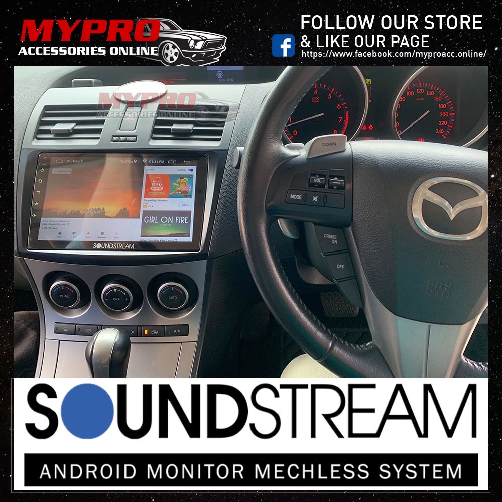 Android 🔥Mazda 3 2009-2013 Soundstream🇺🇸 9" Android player 2G+32G IPS ...