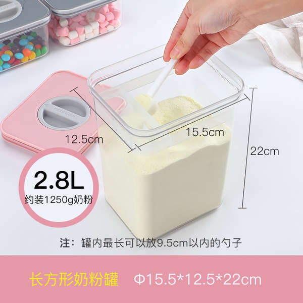 bekas susu★Mengikis kaleng susu tepung, tin makanan pelengkap, kotak ...